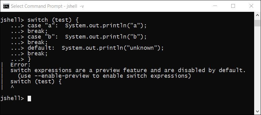 Learning Java Using Jshell Lean Execution